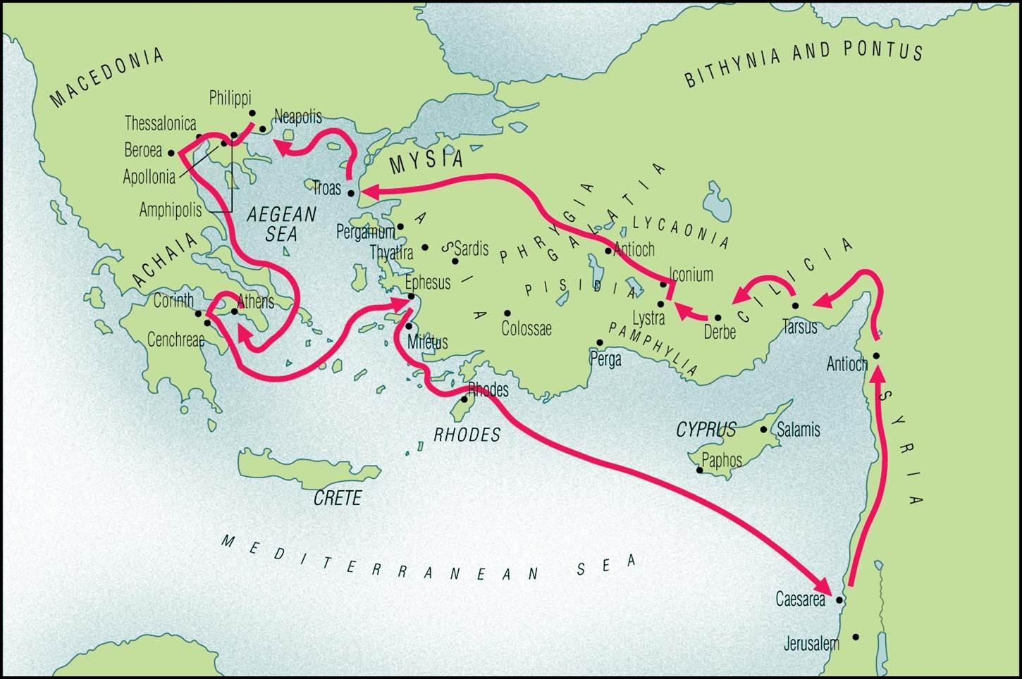 Paul’s Missionary Journeys Part 2 – Bible Truth 4u